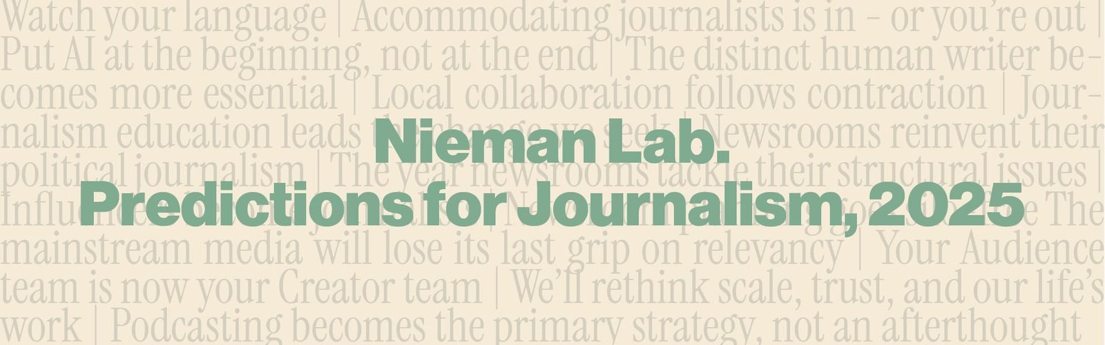 The Seven Forces Driving Journalism’s Evolution in 2025 | DigitrendZ