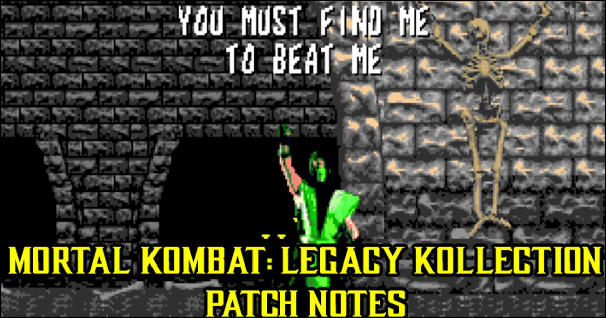 Mortal Kombat: Legacy Kollection Update Reduces Input Lag, Improves ...