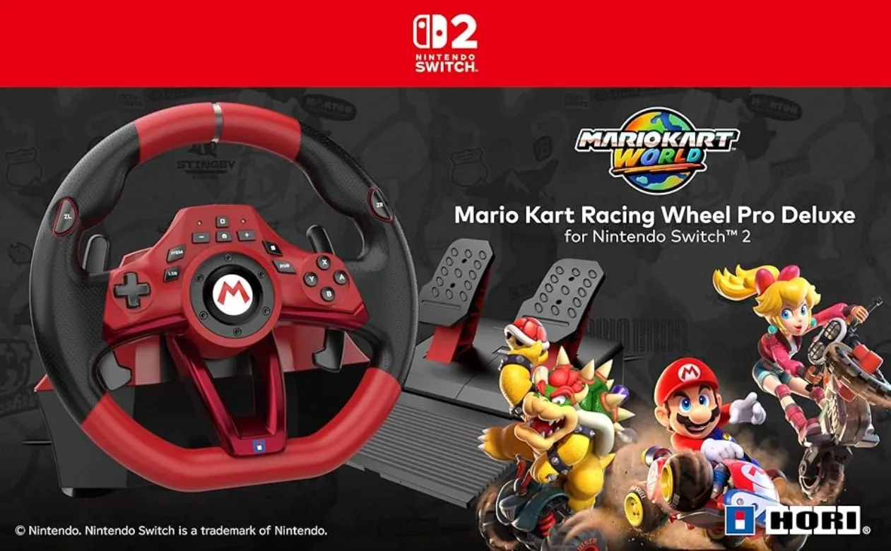 Pre-Orders Open: Mario Kart Racing Wheel for Nintendo Switch 2 | DigitrendZ